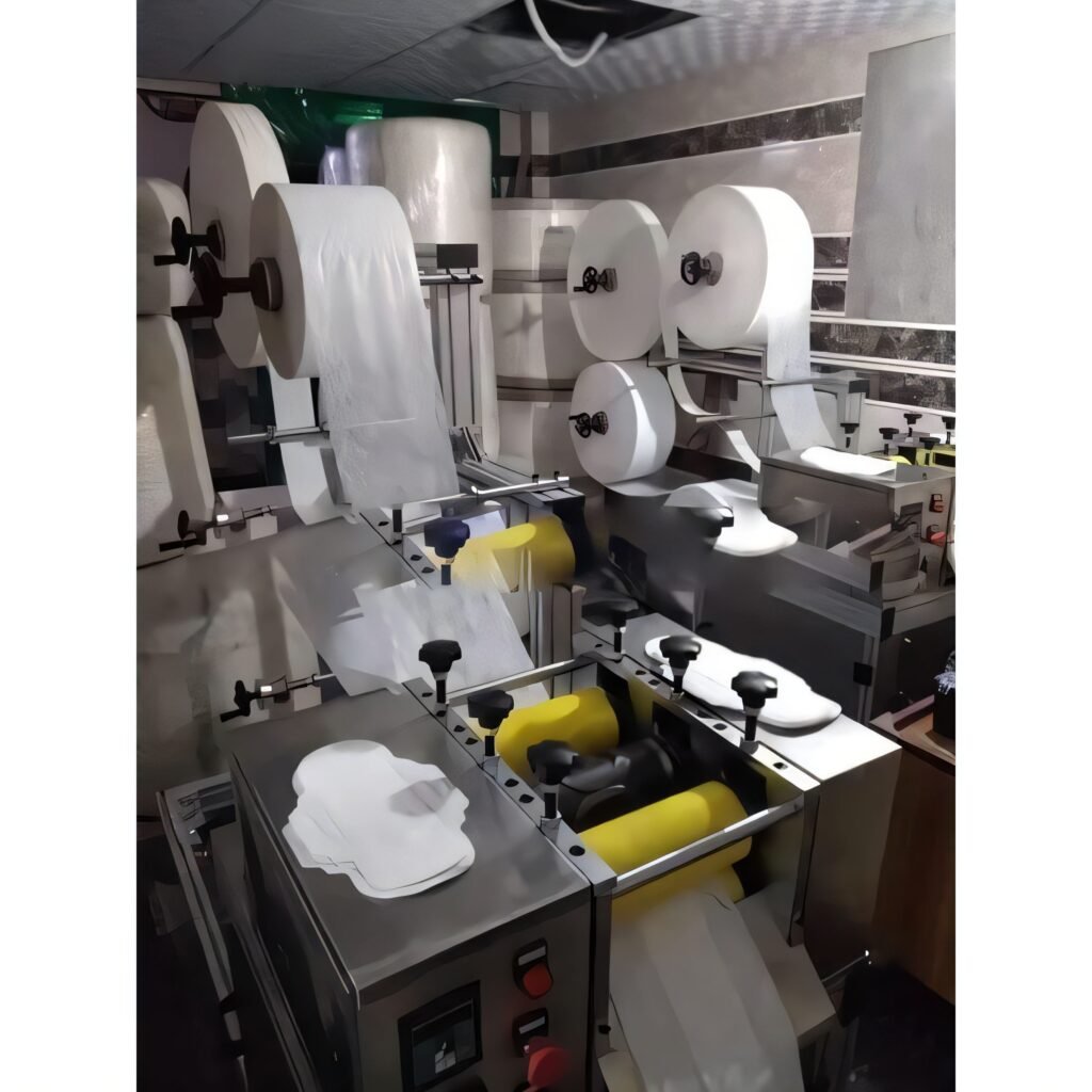 High Productivity Sanitary Pad Machine